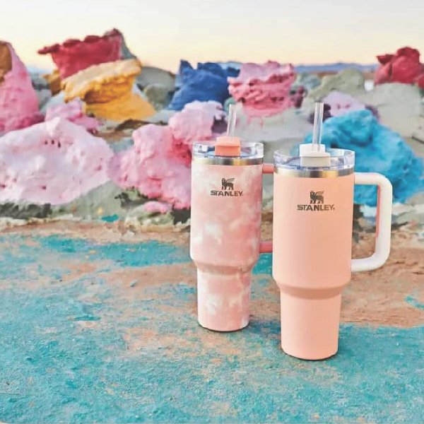 STANLEY Quencher H2.0 FlowState Tumbler 40oz (Peach) – 365 Distributor